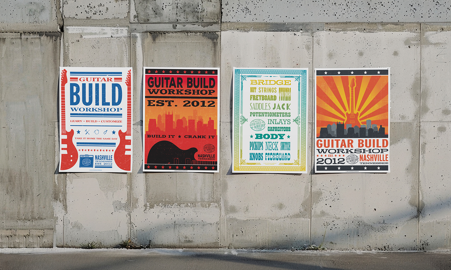 Print - Guitar Build Workshop Posters - Forts Studios